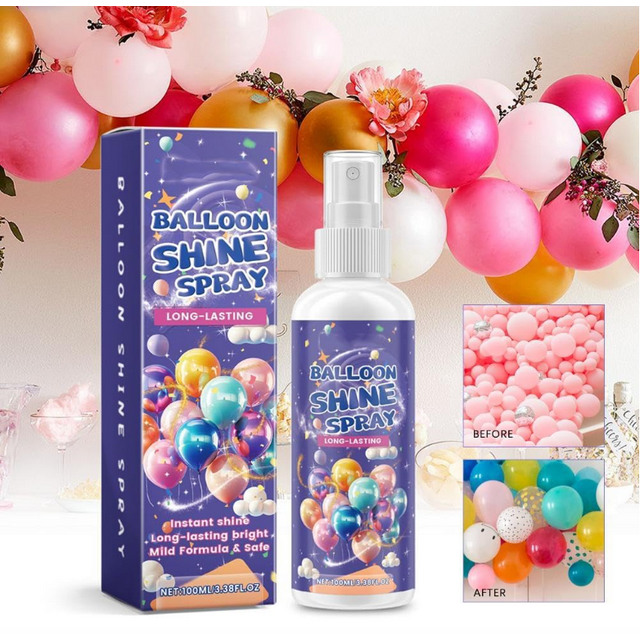 Balloon Spray Shine For Latex Balloons To Last Longer And Shine For ...