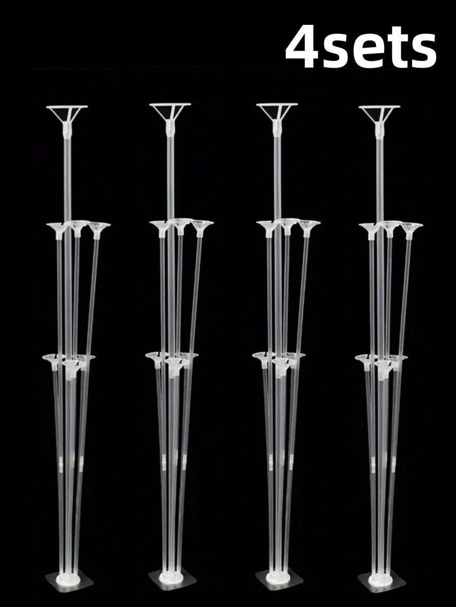 Balloon Stand Kit for Table, 1/2/4 Pack Desktop Balloon Arch and Stick ...