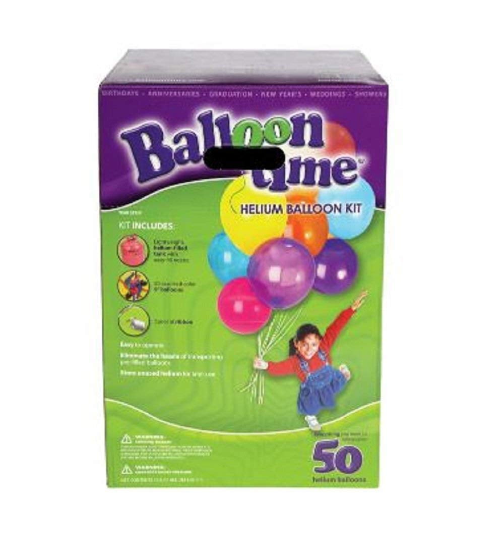 Balloon Time Green Helium Decoration Balloon Box Kit - Walmart.com