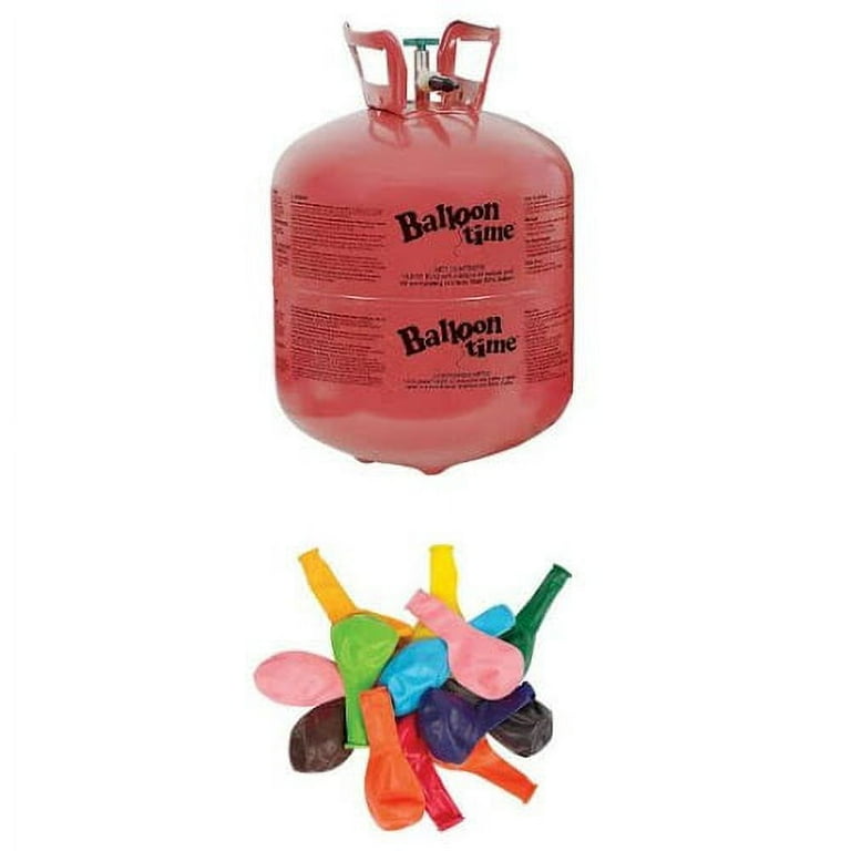 Balloon Time Standard Helium Tank Kit (Includes 30 Assorted, 47% OFF