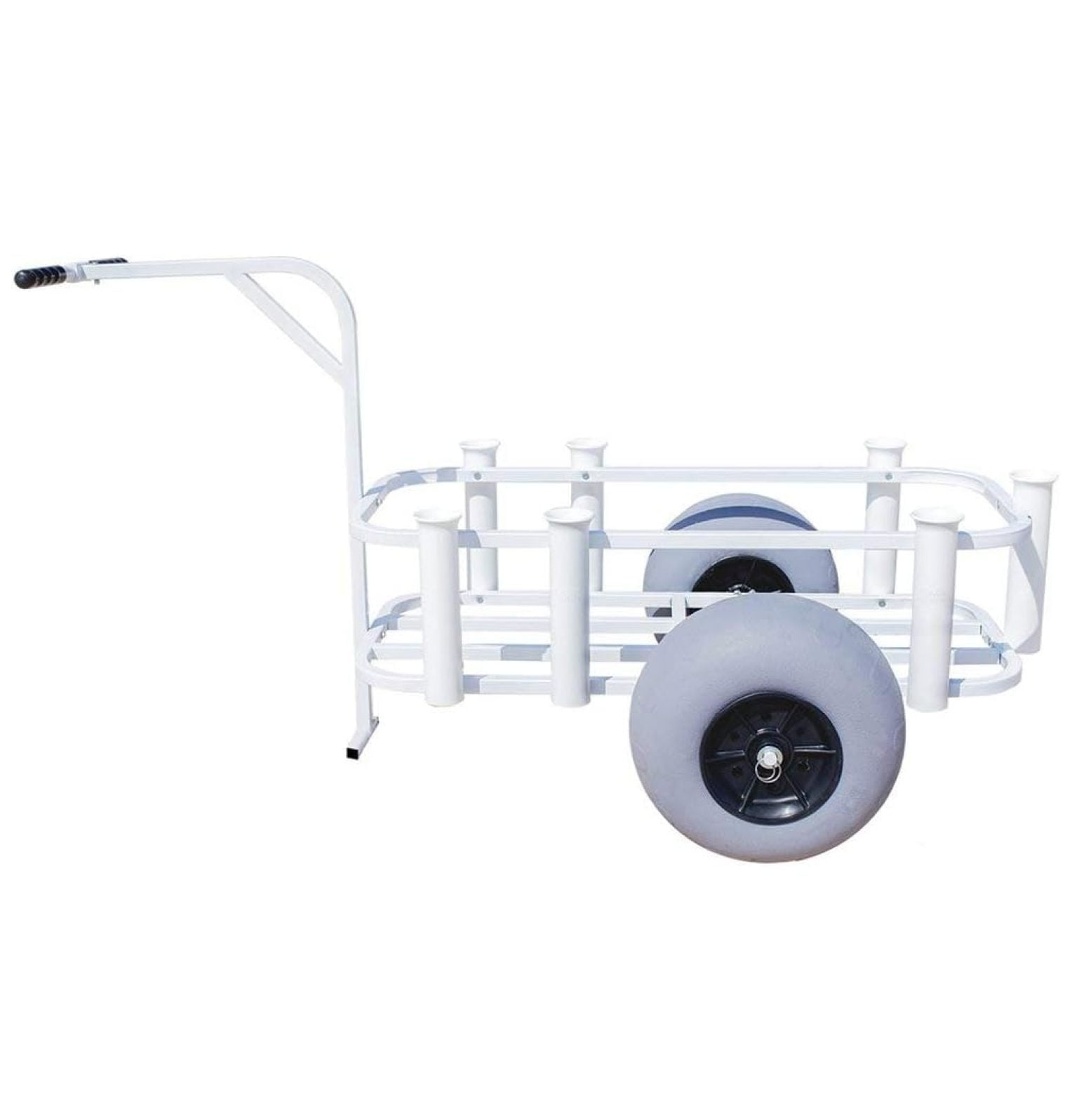 Balloon Tire Surf and Beach Cart - Outdoor Fishing Rolling Wheel Wagon ...