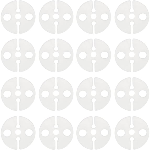 Balloon clips 50 white round plastic balloon clips, wedding party ...