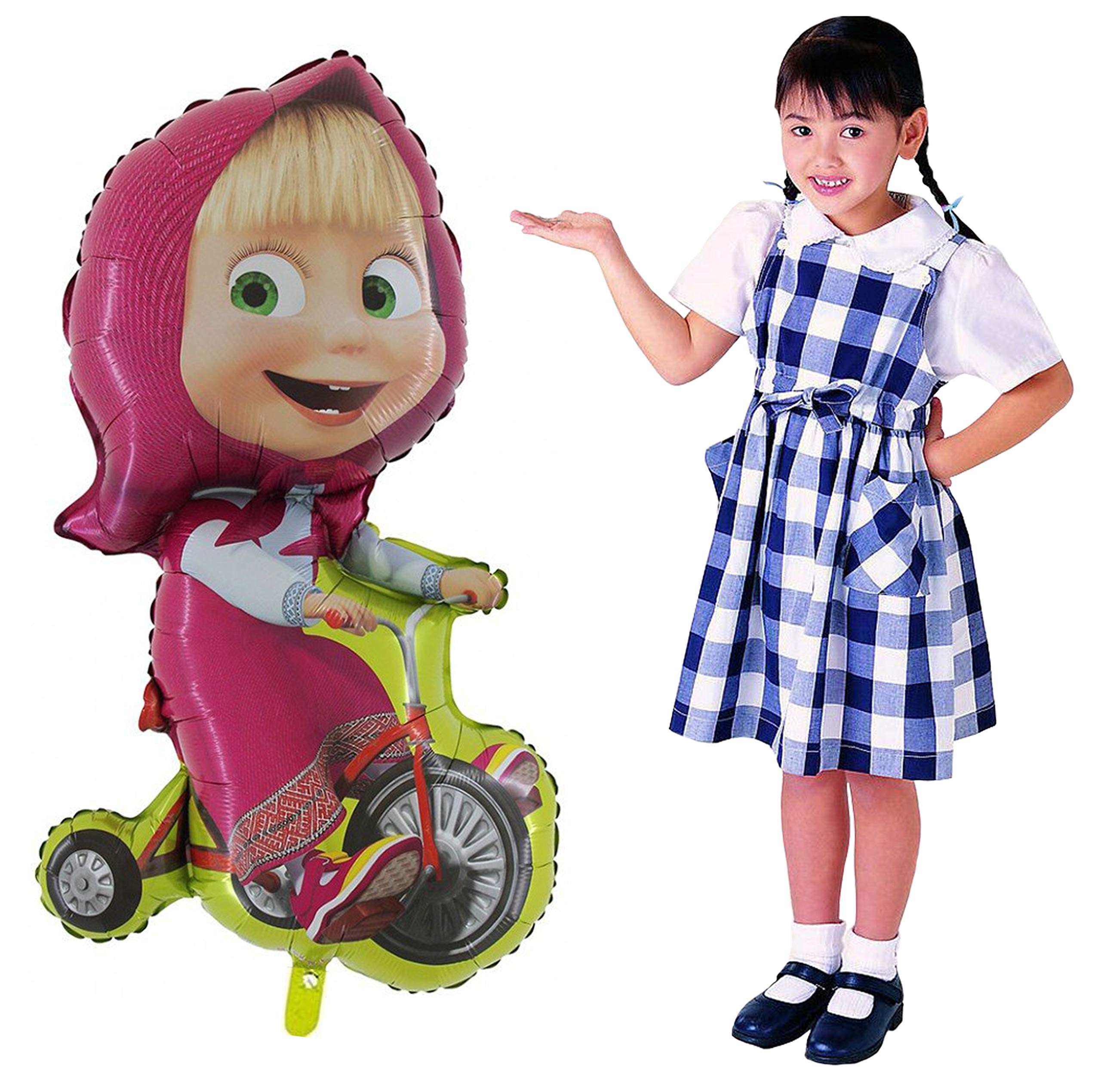 Balloon with Masha on a Bicycle 39 inch from the Popular Cartoon Masha ...