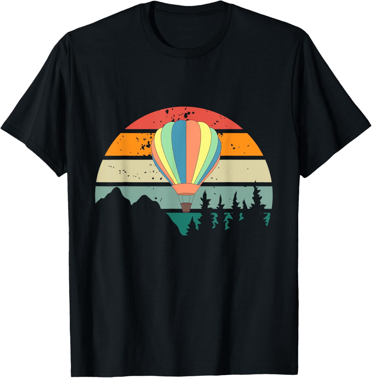Ballooning Sport Flying Hot Air Balloon T-Shirt - Walmart.com