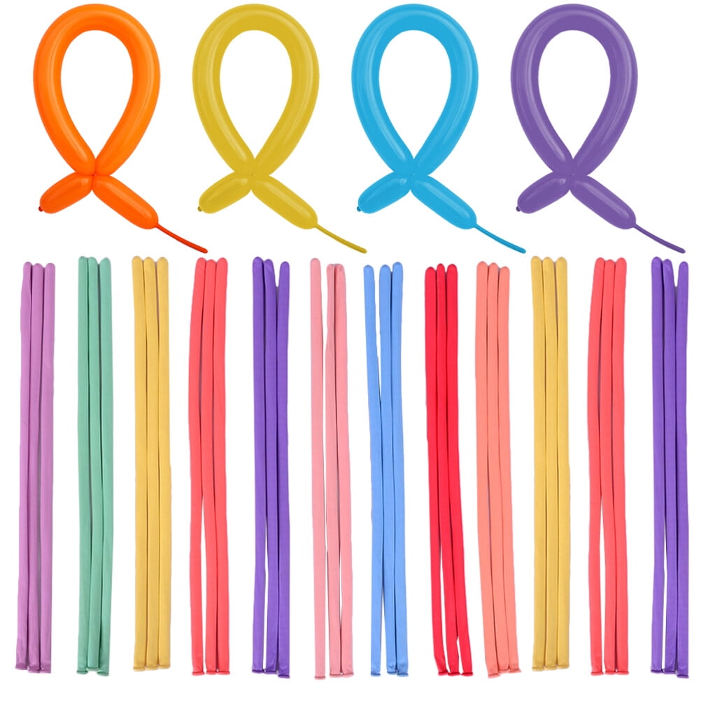 Balloons 200 Pcs Latex Twisting Long Decorate Animal Emulsion - Walmart.com