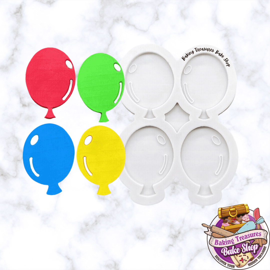 Balloons 4 Cavity Silicone Mold - Walmart.com
