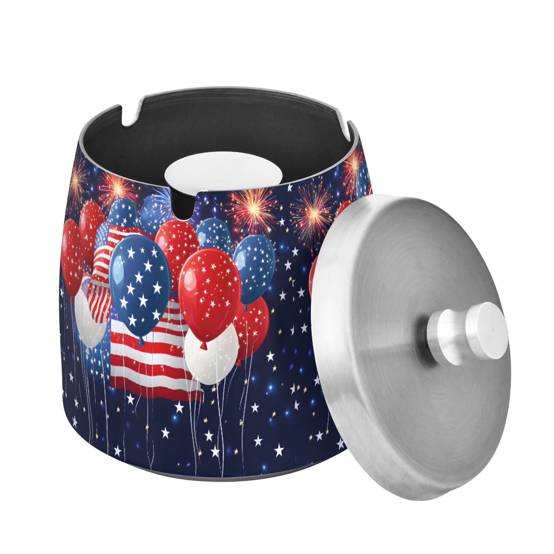 Balloons Ashtray with Lid Outdoor for Patio Stainless Steel Cigar ...