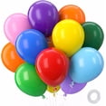 Balloons Assorted Colors 100 Pack 12 Inch Colorful Rainbow Round Bright ...