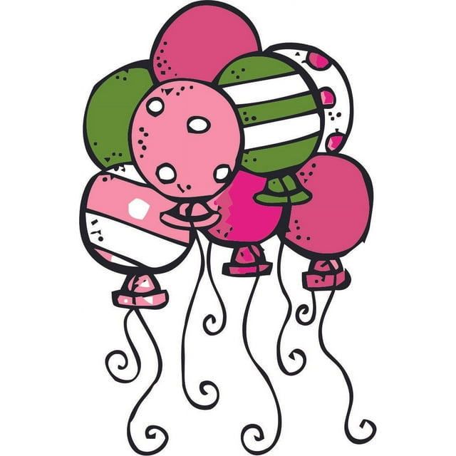 Balloons Balloon Happy Birthday Cute Design School Wall Decals for ...