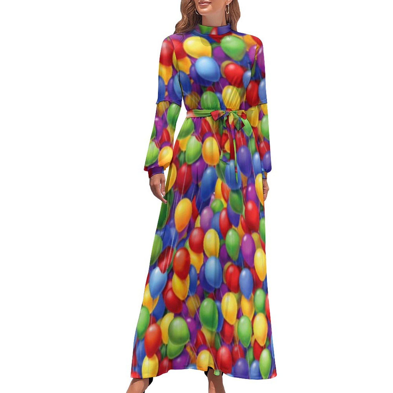 Balloons Balloons Balloons Long Dress festival outfit women elegant ...
