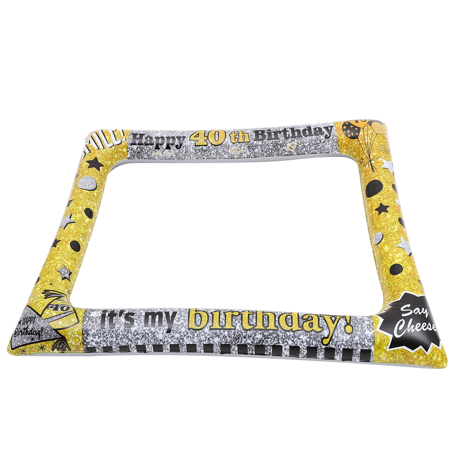 Balloons Birthday Inflatable Photo Frame Booth Prop Paper Alternative ...