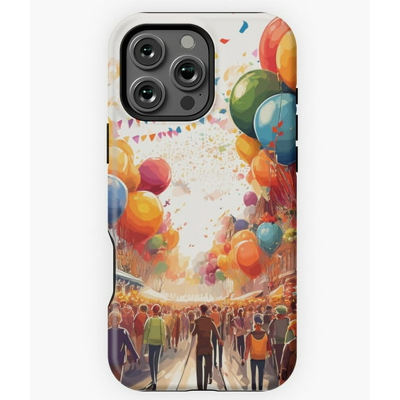 Balloons Floats and Festive Cheer Parade Phone Case for iPhone 16 15 14 ...
