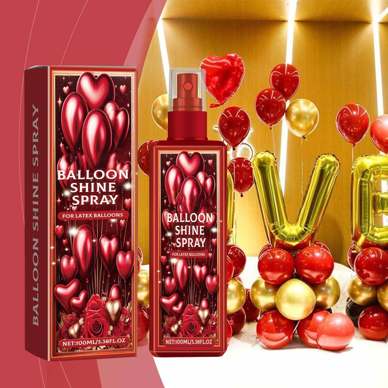 Balloons Gloss Spray, Shiny Texture Enhancer, Anti-oxidation, Long ...