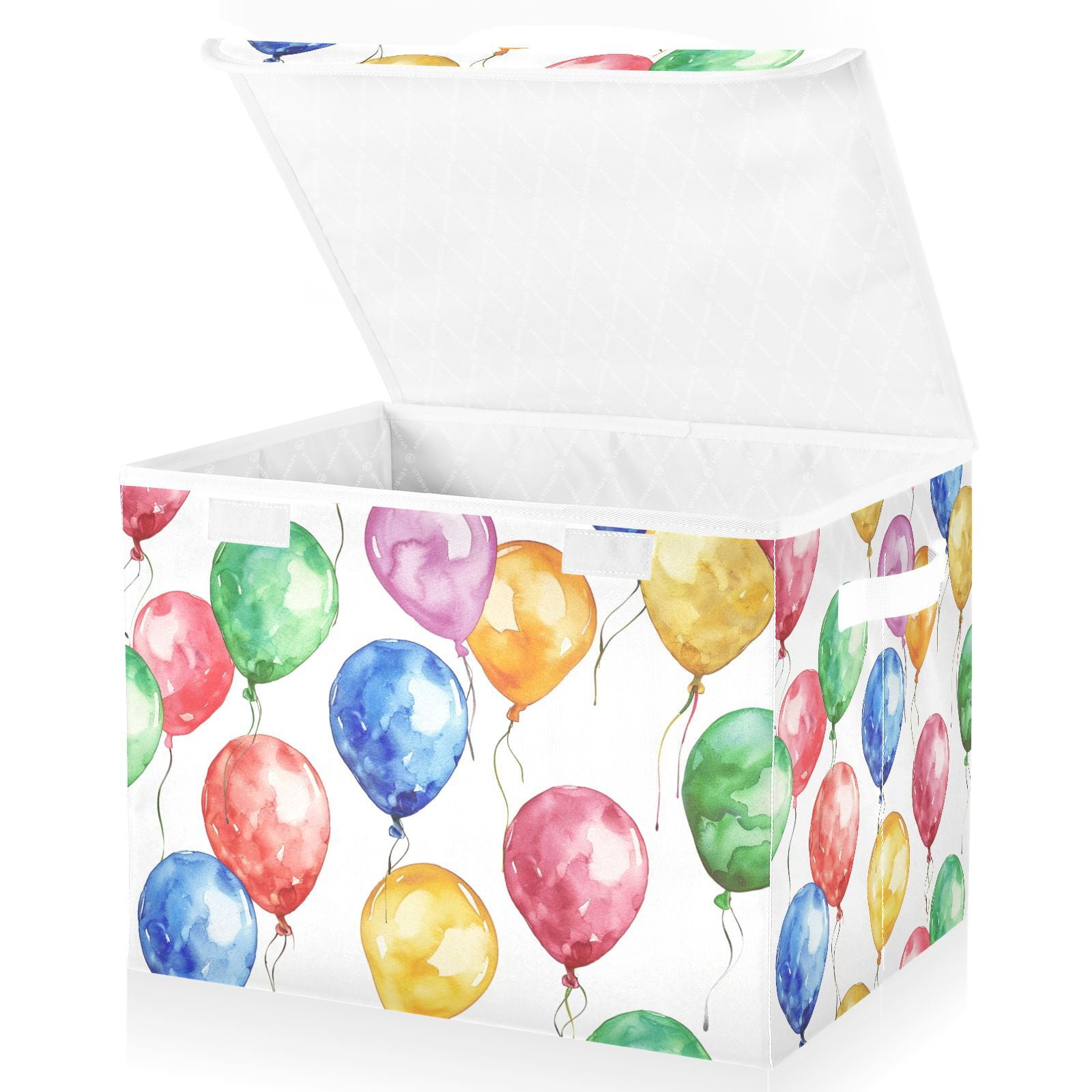 Balloons Storage Basket for Shelves Foldable Container Organizer for ...