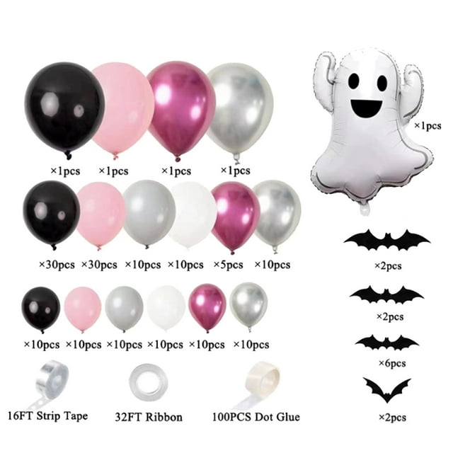 Balloons Themed Party Decorations Filled Ghostly Inflatables Rainbow ...