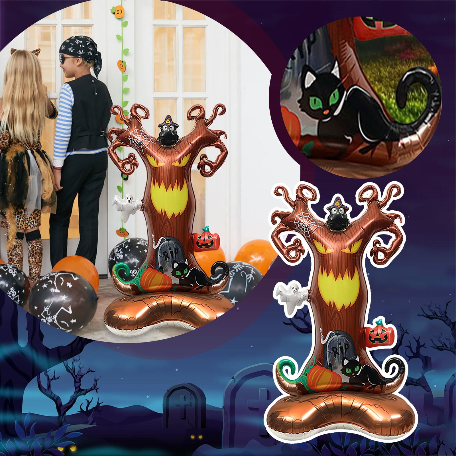 Balloons Themed Party Decorations Fun Filled Ghostly Inflatables Party ...