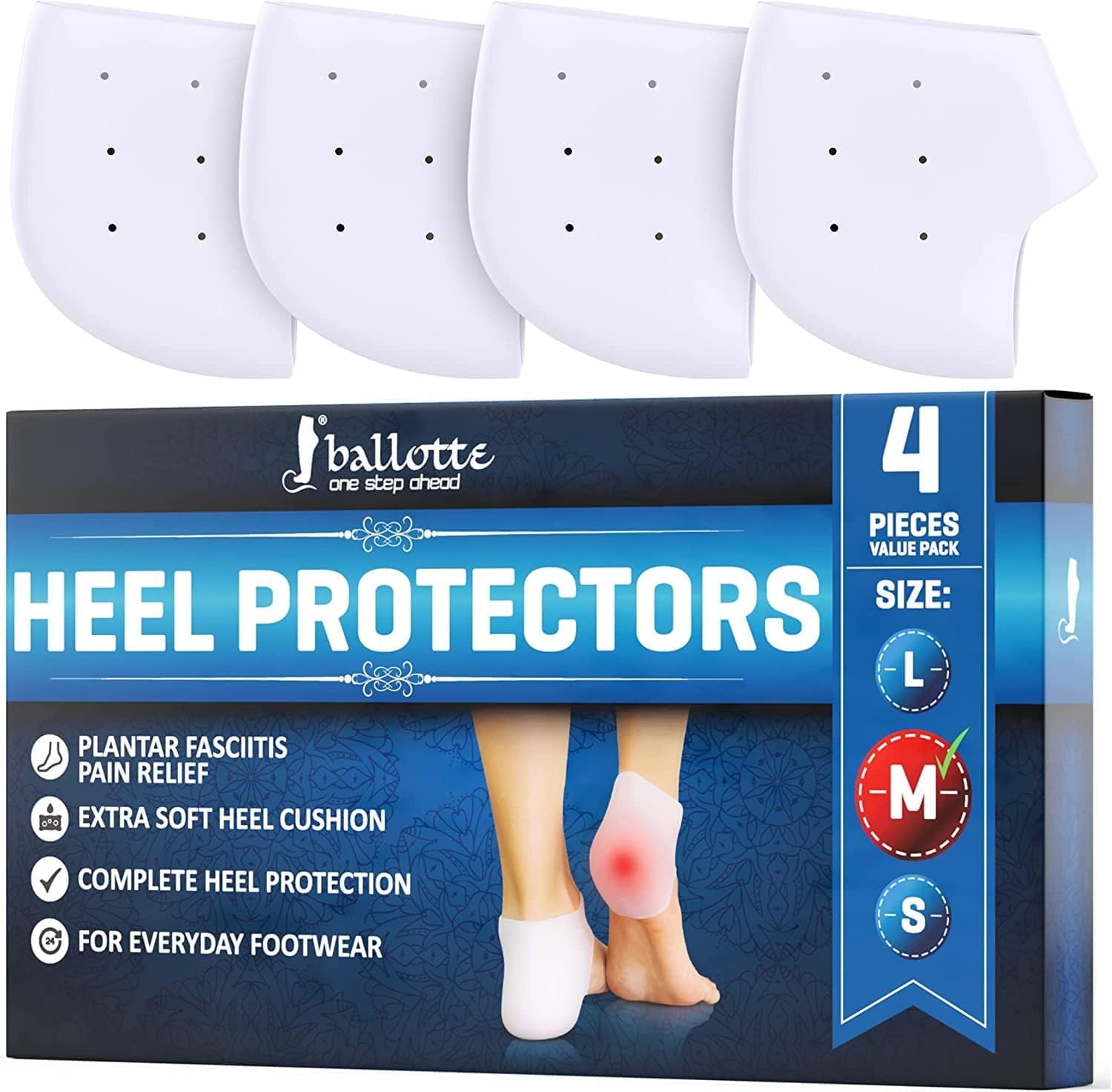 Ballotte Premium Heel Protectors | Heel Grips for Women Shoes - Back of ...