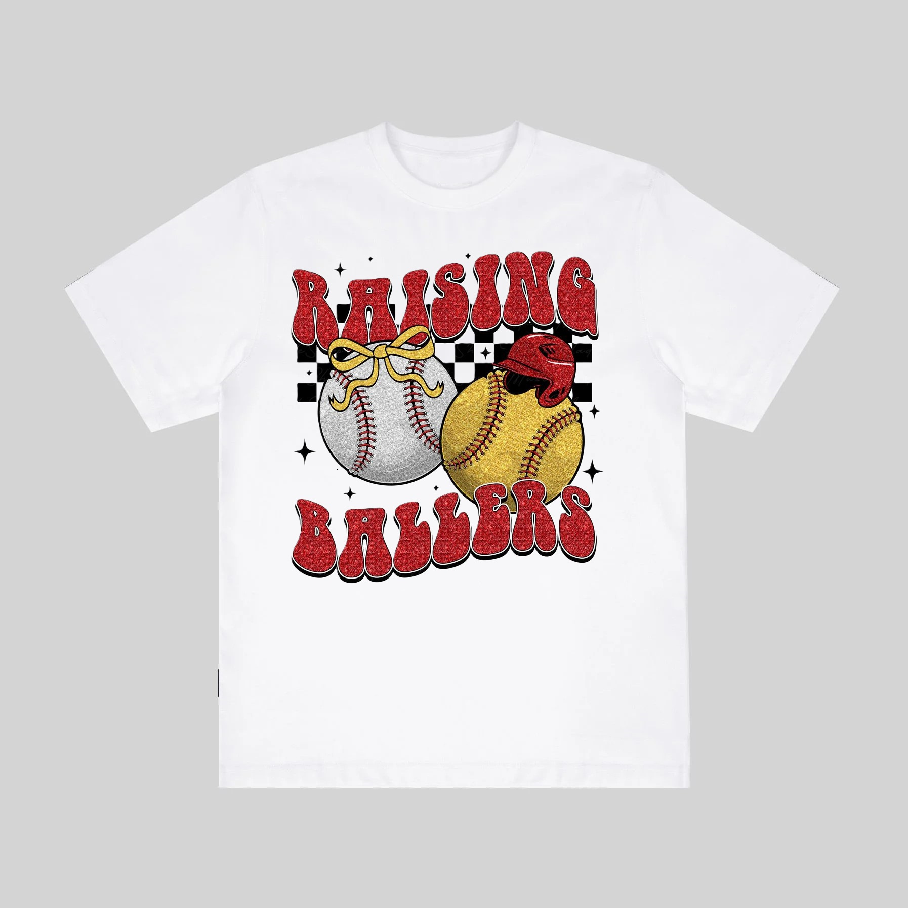 Ballpark Life Tee, Cool Baseball Mama Cotton Shirt - Walmart.com