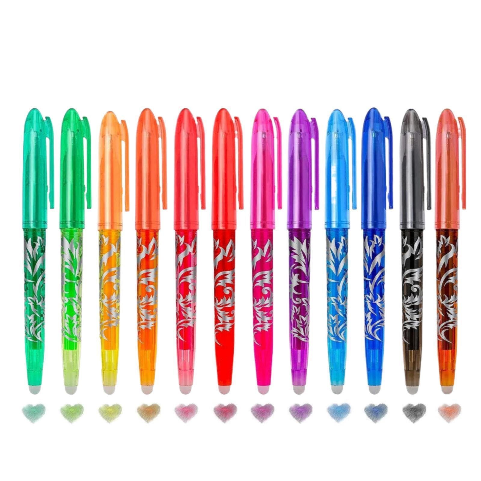 Ballpoint Pen Cap 12 Colors Clearance! the Erasable Ballpoint Pen is ...
