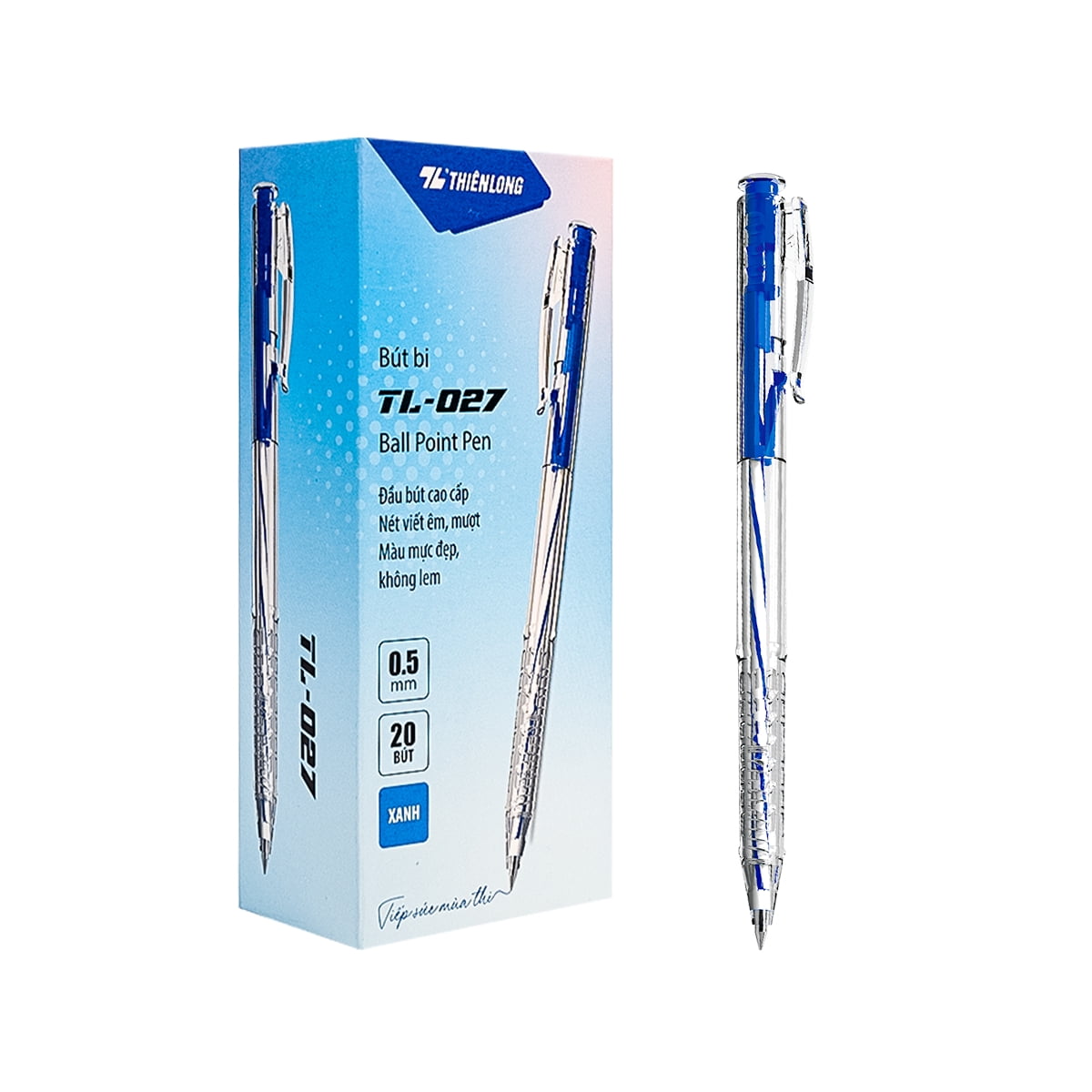Ballpoint Pen TL-027 Smooth Writing Retractable Fine Tip Pens for Work ...