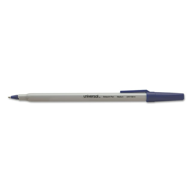 Ballpoint Pen Value Pack, Stick, Medium 1 Mm, Blue Ink, Gray Barrel, 60 ...