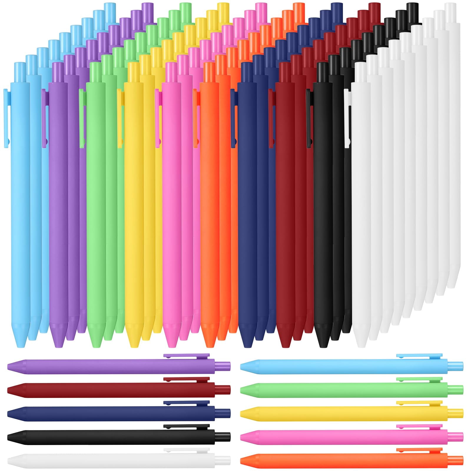 Ballpoint Pens Classic Colors Blank Style Bulk Motivational Positive ...
