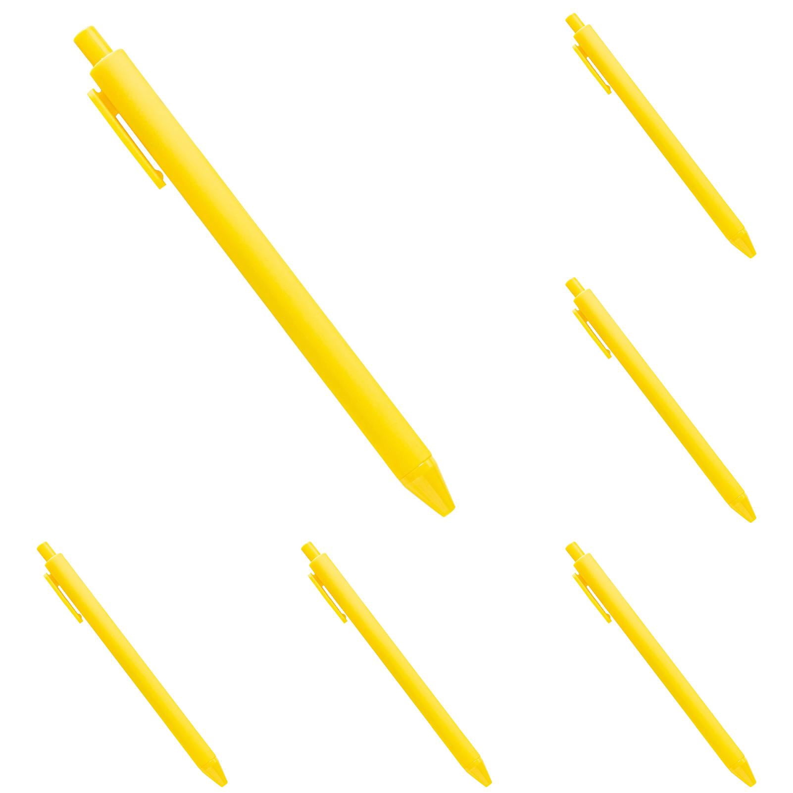Ballpoint Pens, Retractable Ballpoint Pens - 10 Pack in Yellow for ...