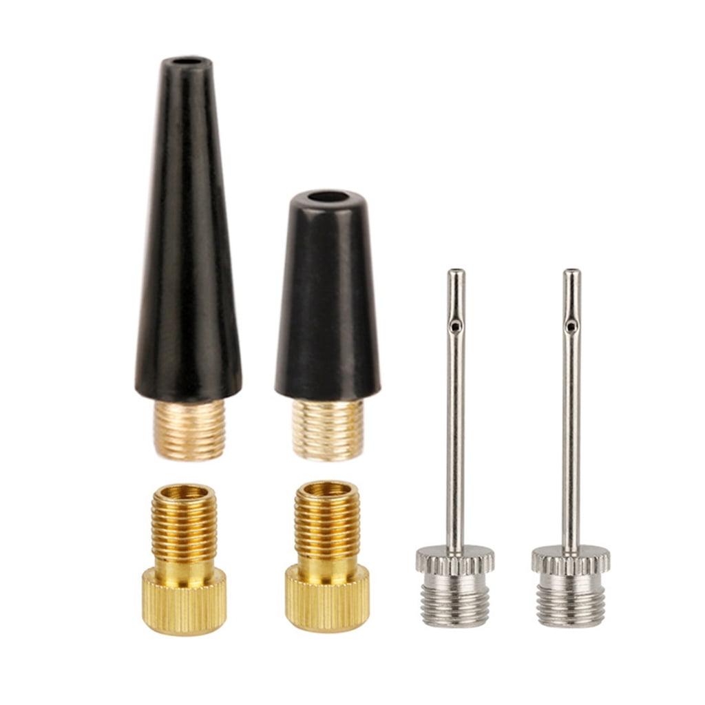 Balls Pump Needle Set Bike Tire Valves Adapters Needle Nozzle Adapter ...