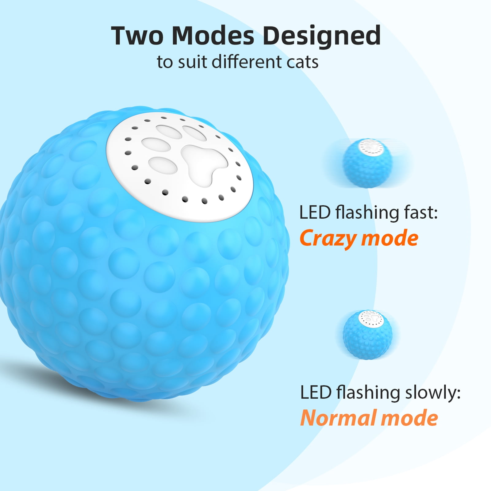 Balls Remote-control Ball Cat Toy - Two Modes Bird Calls Remote Control ...