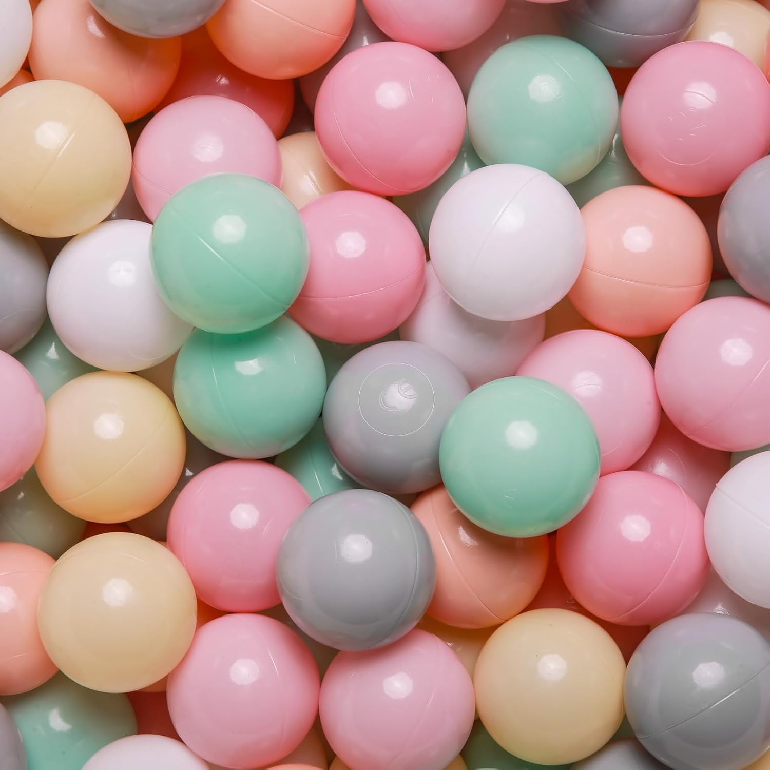 Balls for Ball Pit - Plastic Ball for Toddlers 1-3, Baby Kids Ball Pool ...