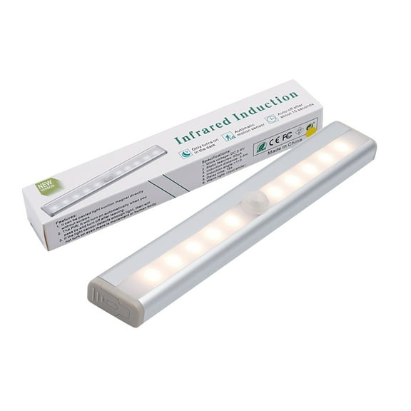 VyanLight Motion Activated LED Lights, 10 LED, Battery Powered ...