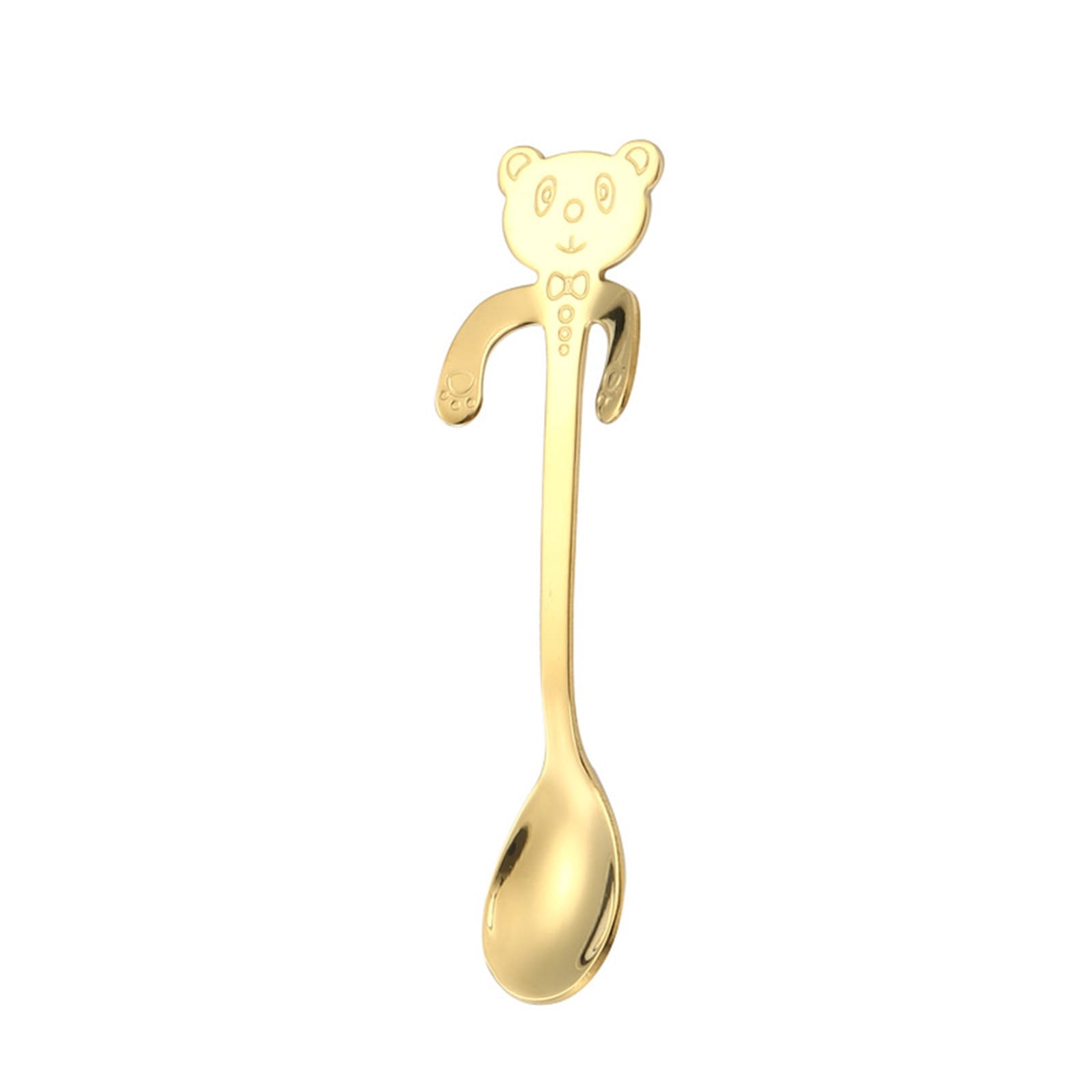 BallsFHK 304 Stainless Steel Wall-mounted Bear Spoon Coffee Hanging Cup ...