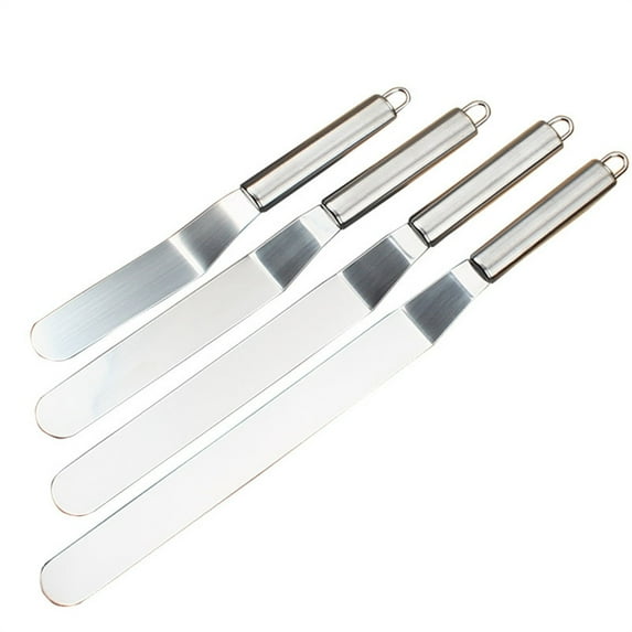 BallsFHK 6/8/10/12 Inch Stainless Steel Cream Icing Frosting Spatula ...