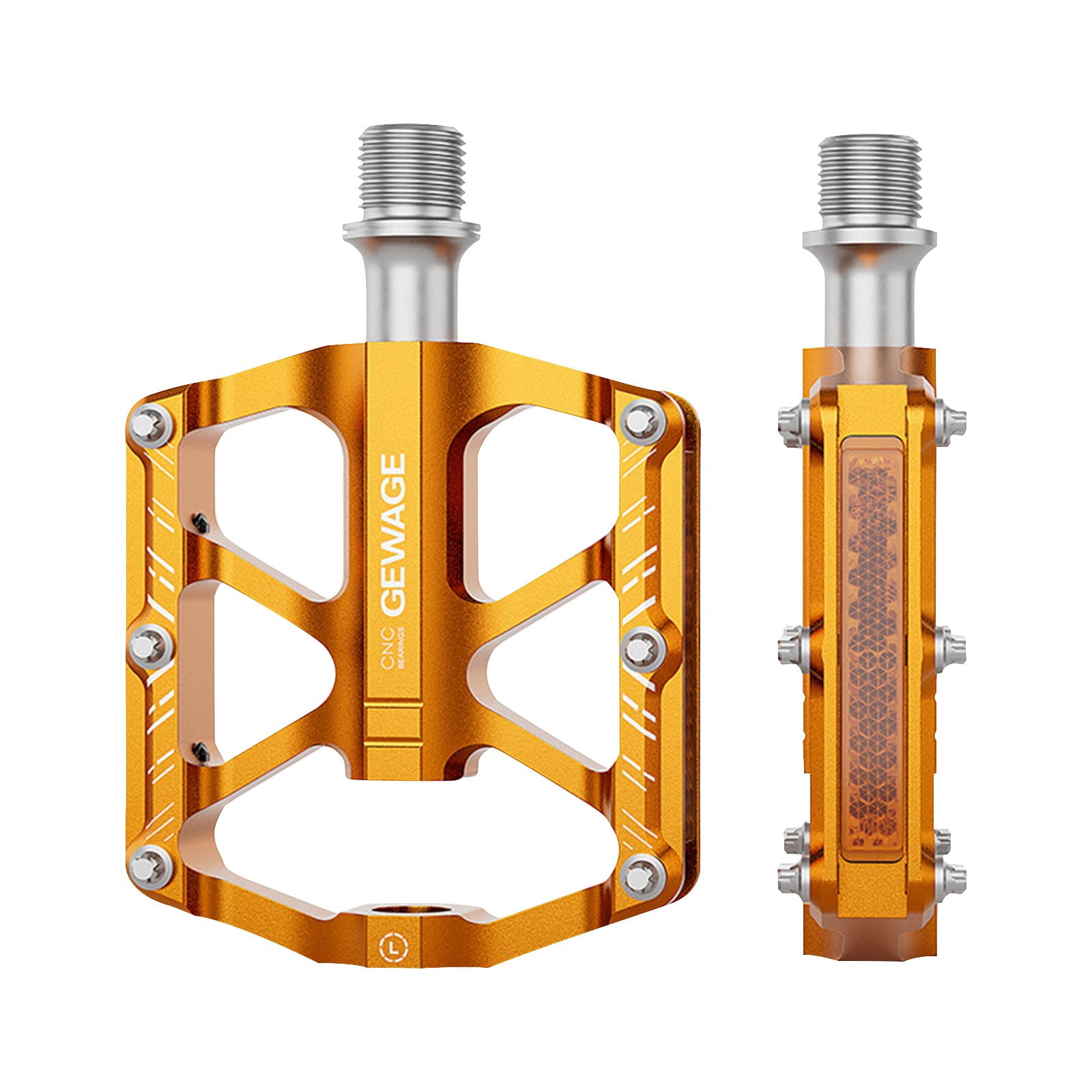 BallsFHK Bicycle Pedals - Bicycle Pedals With Reflectors - 3 Sealed ...