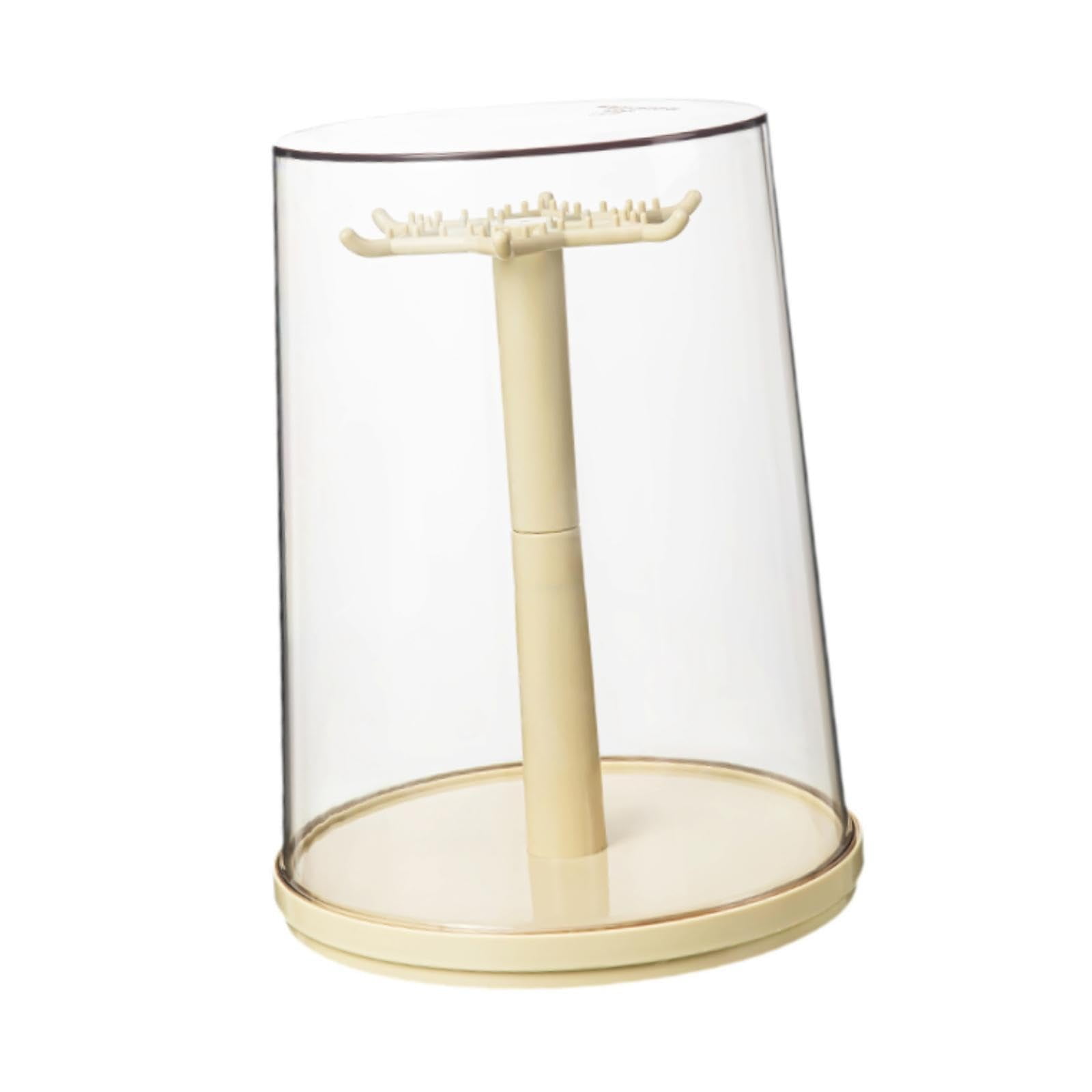 BallsFHK Clear Figure Display Case Doll Storage Box With Rotatable Base ...