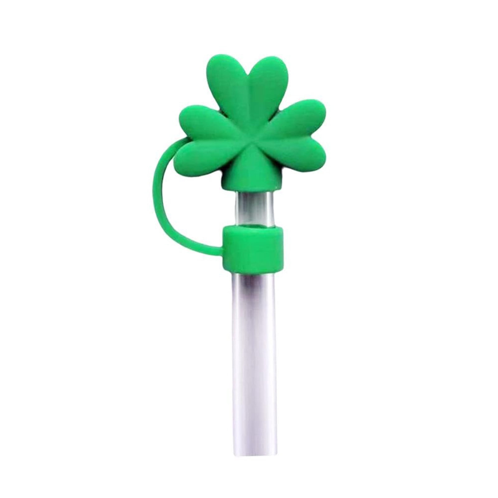 BallsFHK Cover Cap For , Green Portable Drinking Straw Tips Cover,10mm ...