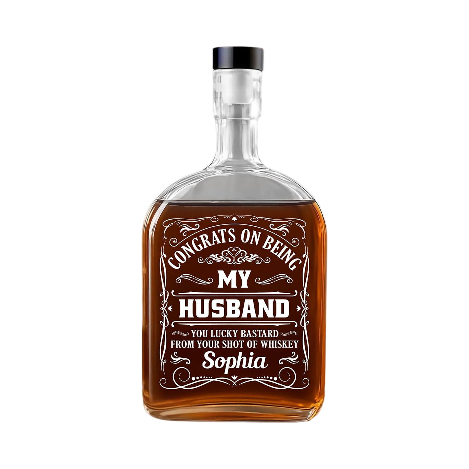 BallsFHK Funny Whiskey Bottle New Unique Glass Decanter For Wine And ...