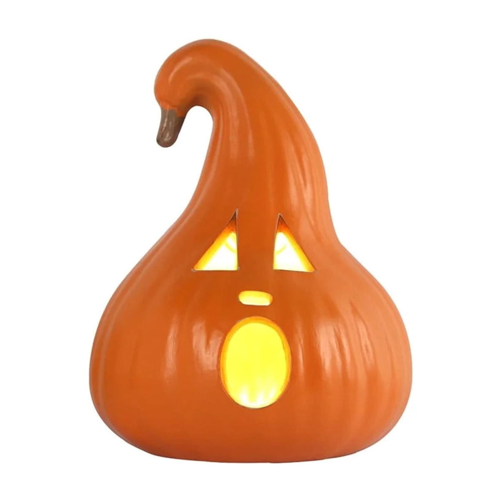 BallsFHK Halloween Pumpkin Lantern, Light up Jack O Lantern-Terracotta ...