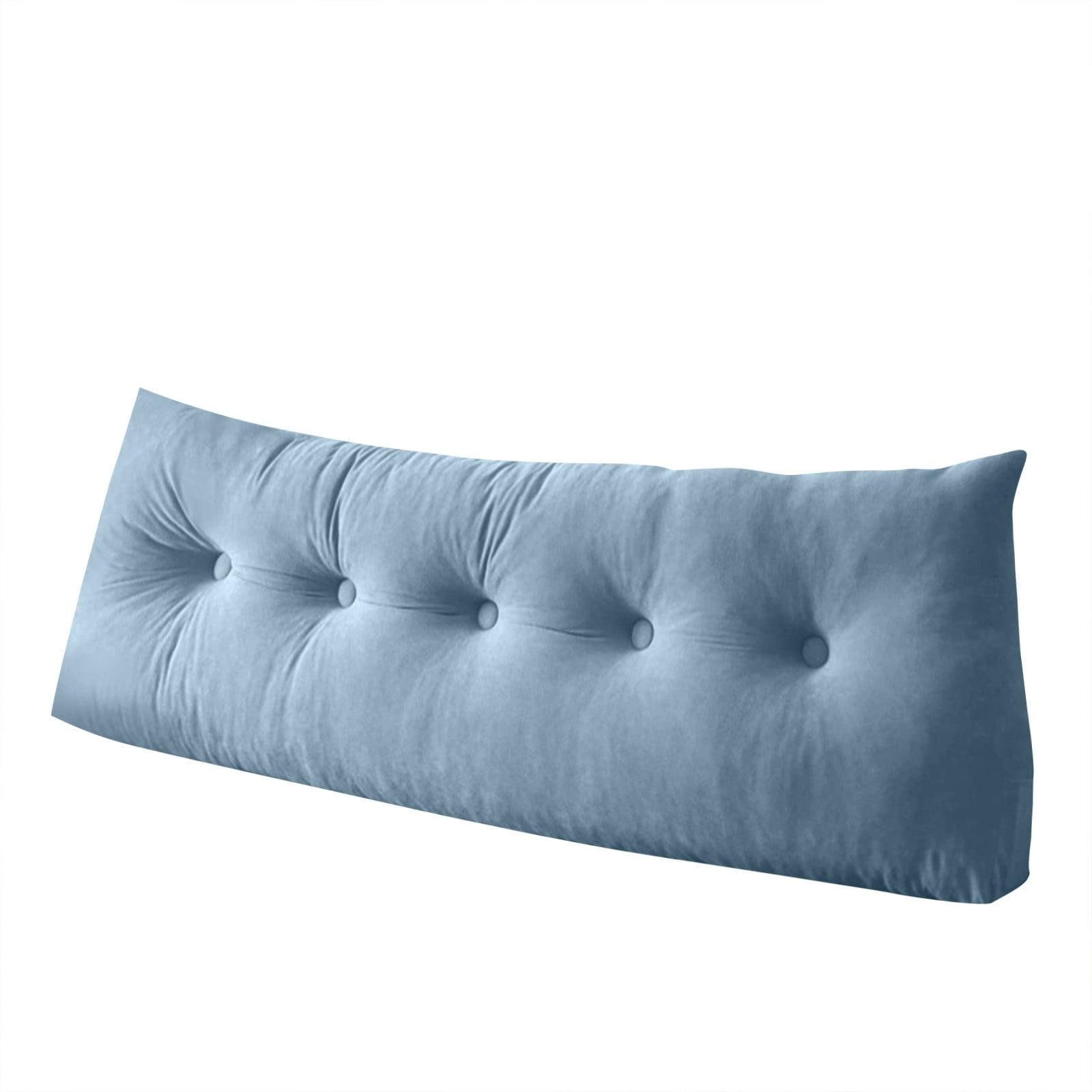 BallsFHK Headboard Pillow Gray Blue Bed Rest Reading Pillow Long ...