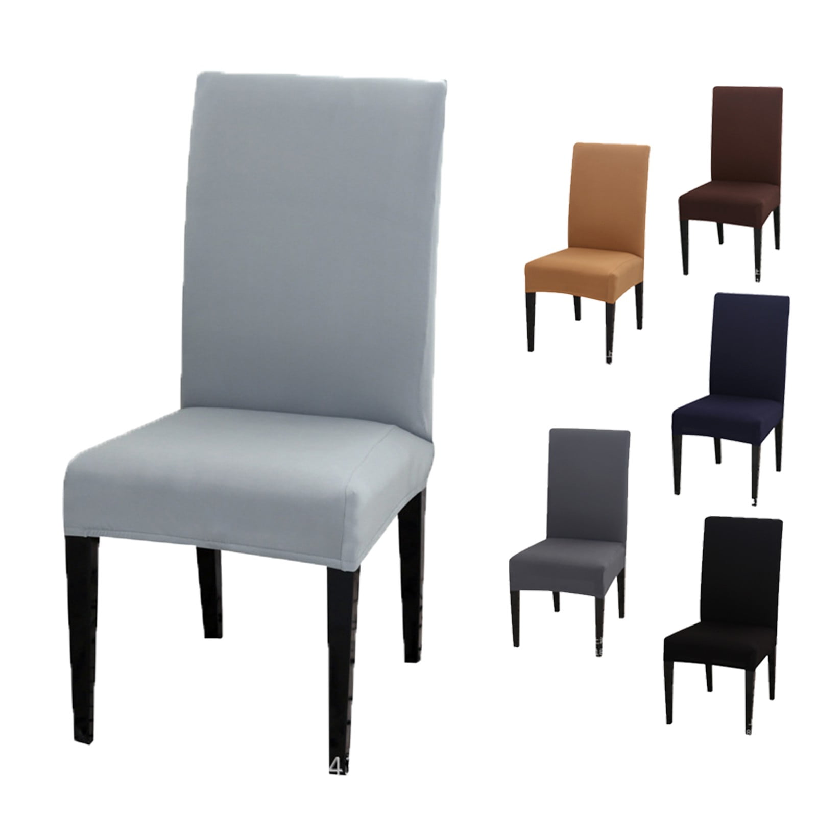 BallsFHK High Back Solid Color Hotel Hotel Home Chair Set One-Piece ...