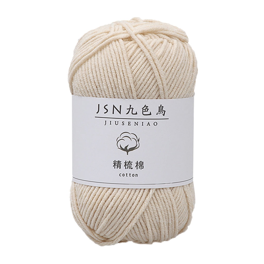 BallsFHK Milk Cotton 4 Strands Baby Line Diy Doll Cotton Thread Crochet ...