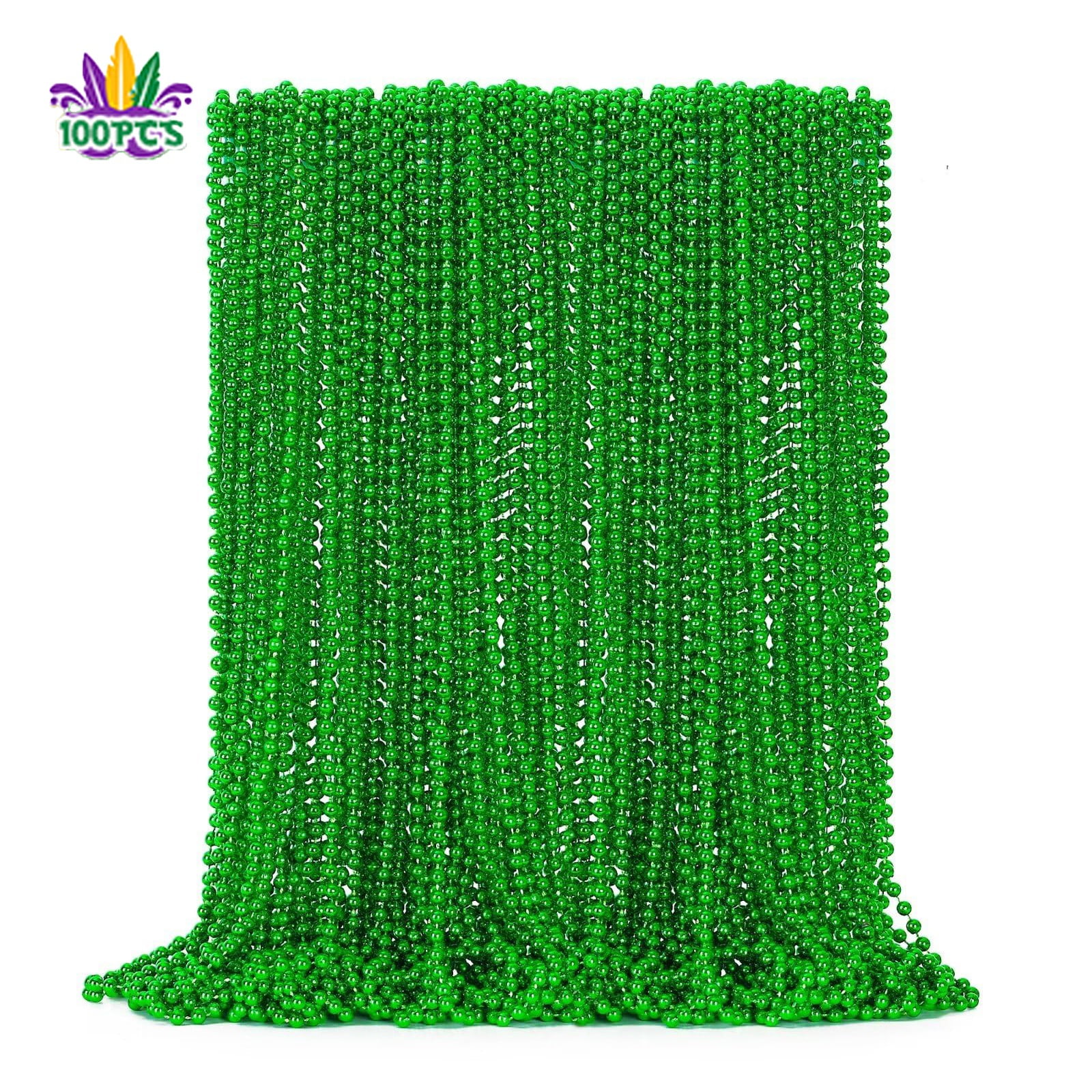 BallsFHK Party Plastic Bead Chain Necklace Colorful Bead Chain ...