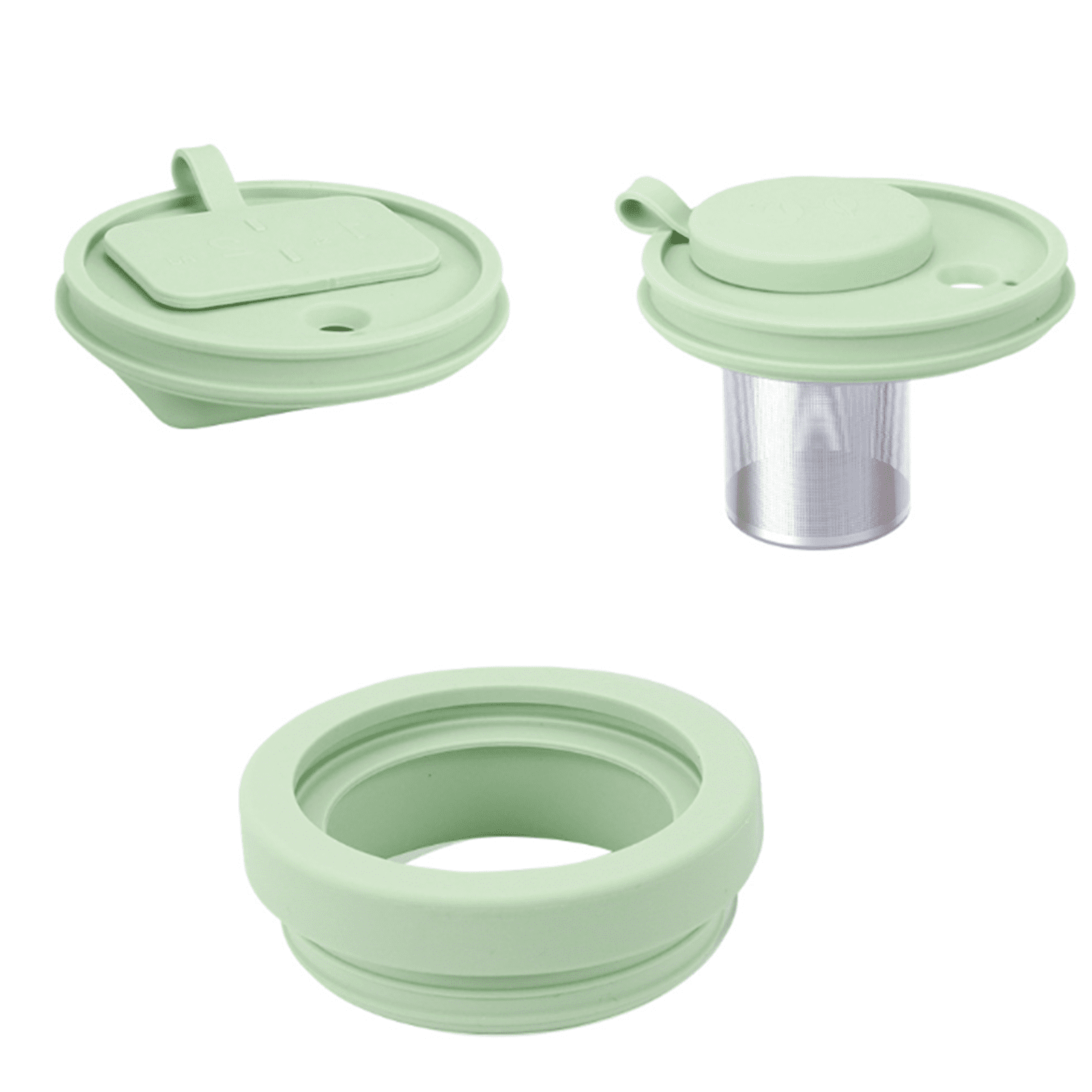 BallsFHK Silicone Cup Lid Coffee Lid Coffee Lid Box Coffee Funnel Cup ...