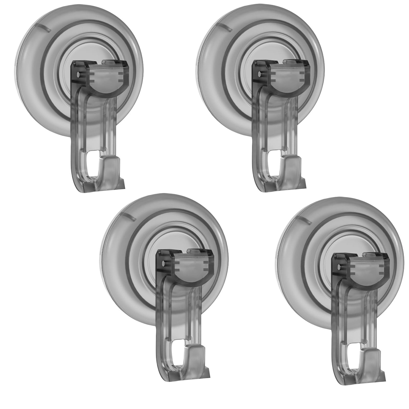 BallsFHK Suction Cup Hooks, Removable Vacuum Suction Cup Hooks Clear ...