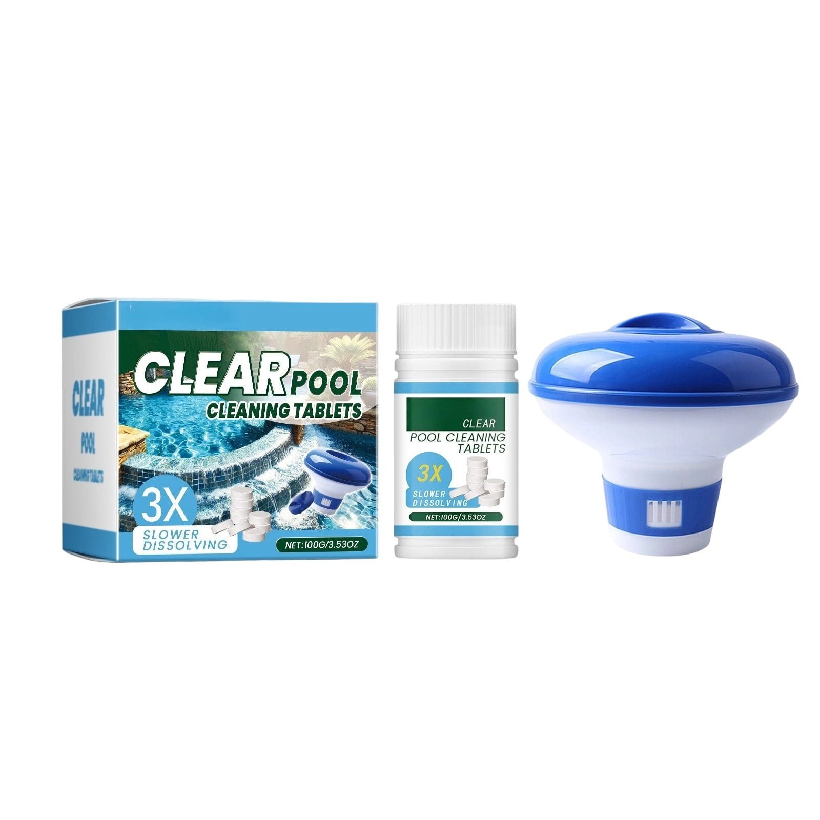 BallsFHK Summer Automatic Pool Disinfection Dosing Device Floater ...