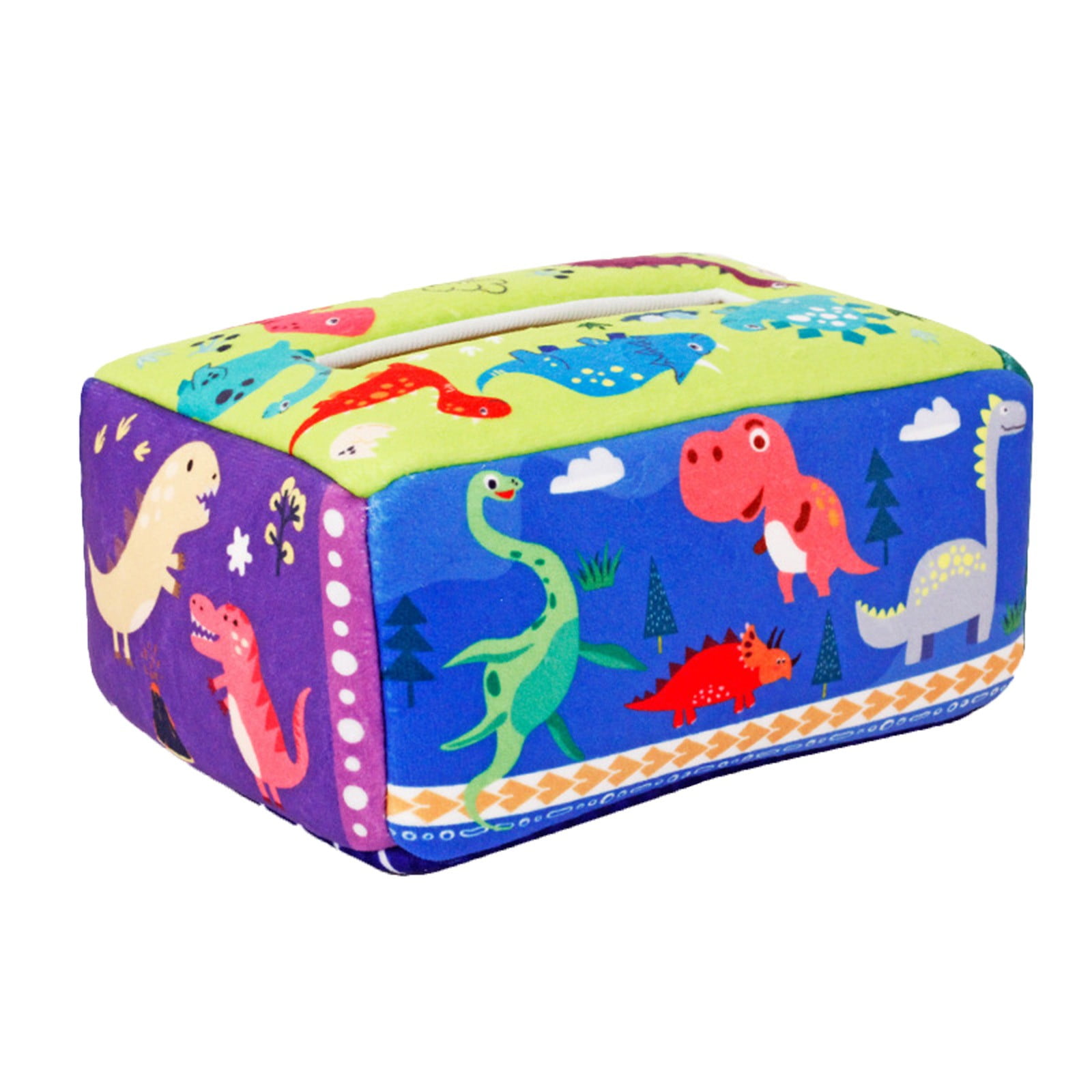 BallsFHK Tissue Box Paper Pumping Plush Toy Baby Learning To Tissue ...