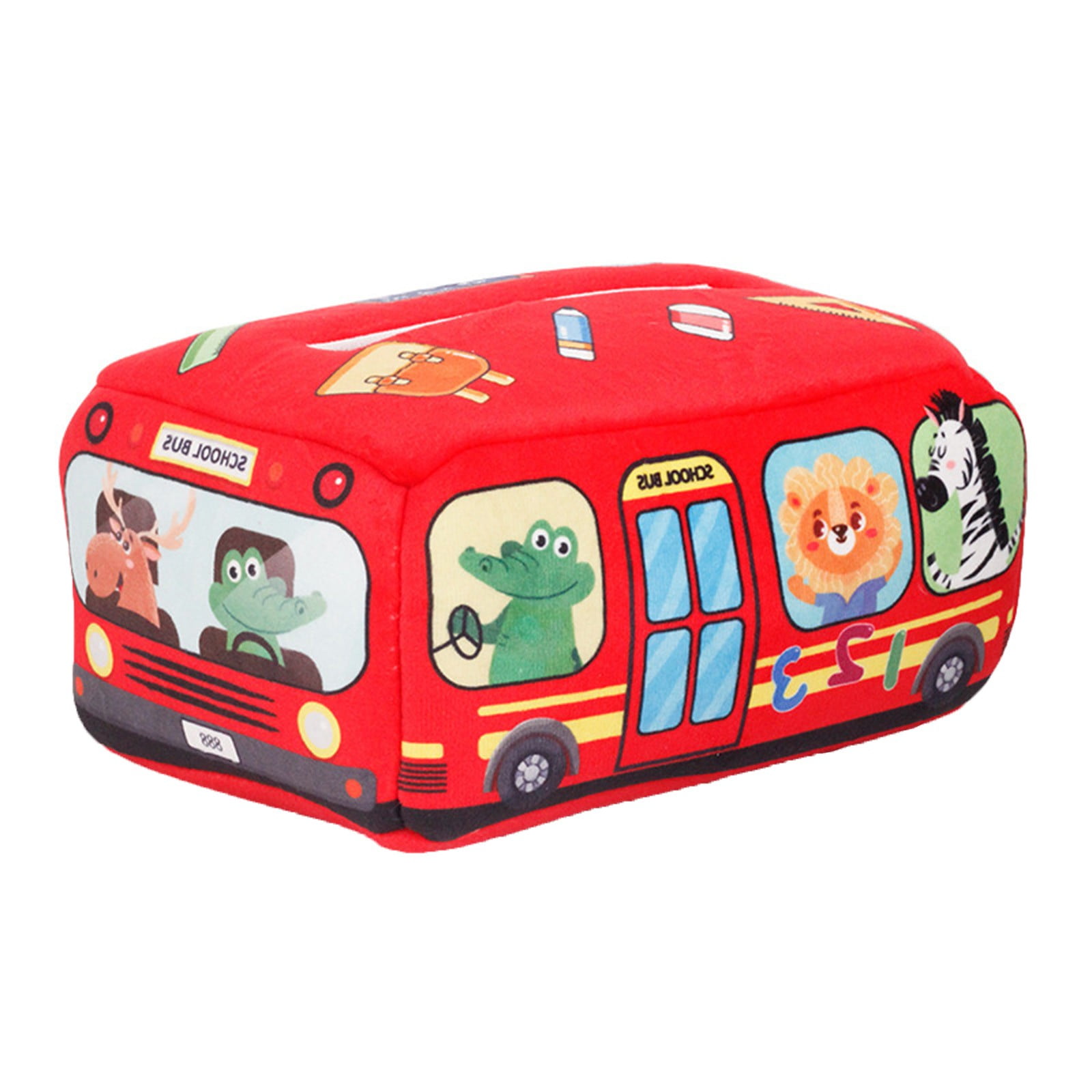 BallsFHK Tissue Box Paper Pumping Plush Toy Baby Learning To Tissue ...