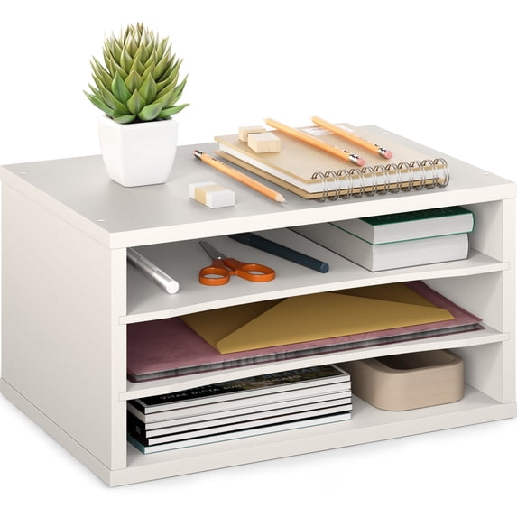 Ballucci 3-Tier Adjustable Desk Organizer Paper Sorter - Walmart.com