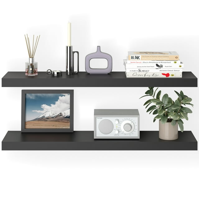 Free Shipping! Ballucci 36" Floating Shelves, 2-Pack Wood Wall Shelf ...