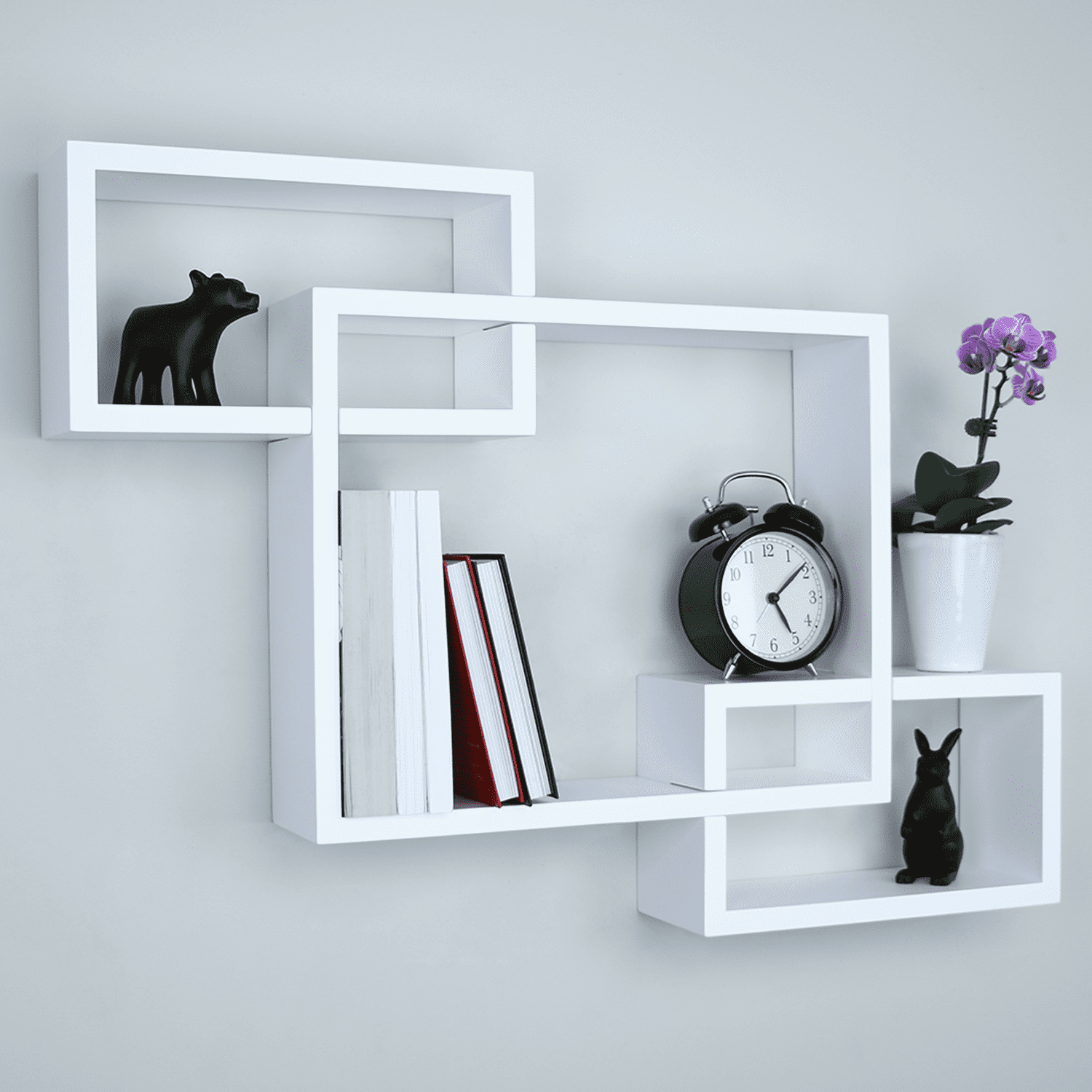 Cube shelf wall mounted store